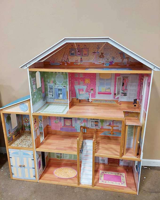 This dollhouse doesn't just spark imagination &ndash; it's a miniature real estate opportunity with zero property taxes and very cooperative tenants.