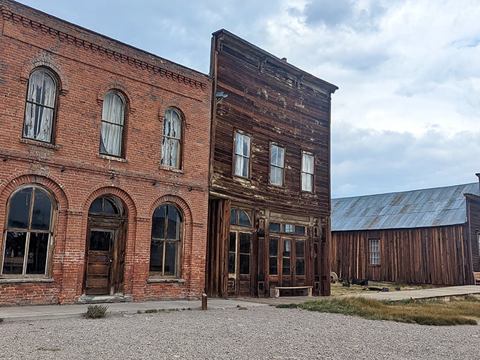 These abandoned storefronts in Bodie tell the ultimate boom-and-bust story, where gold-rush dreams faded into dust and silence.