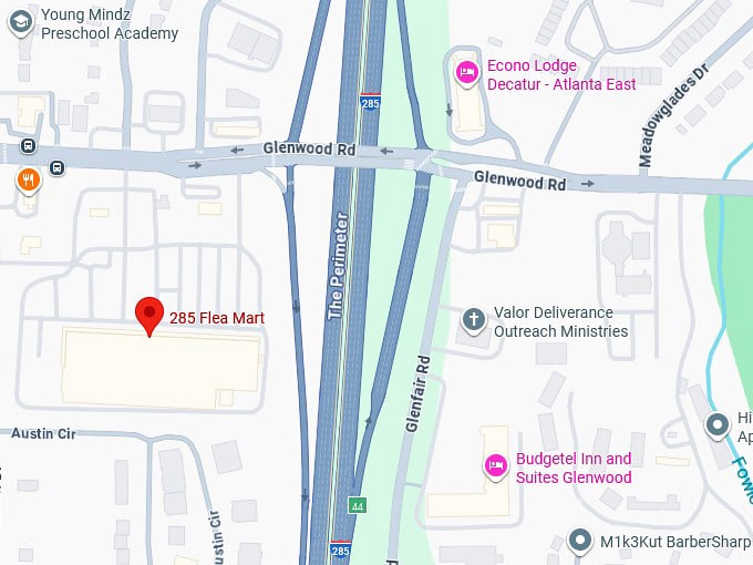 16. 285 flea mart map