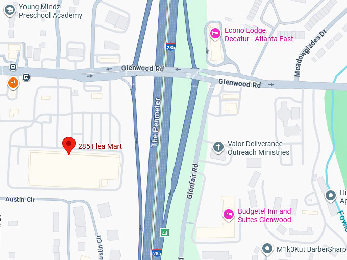 16. 285 flea mart map