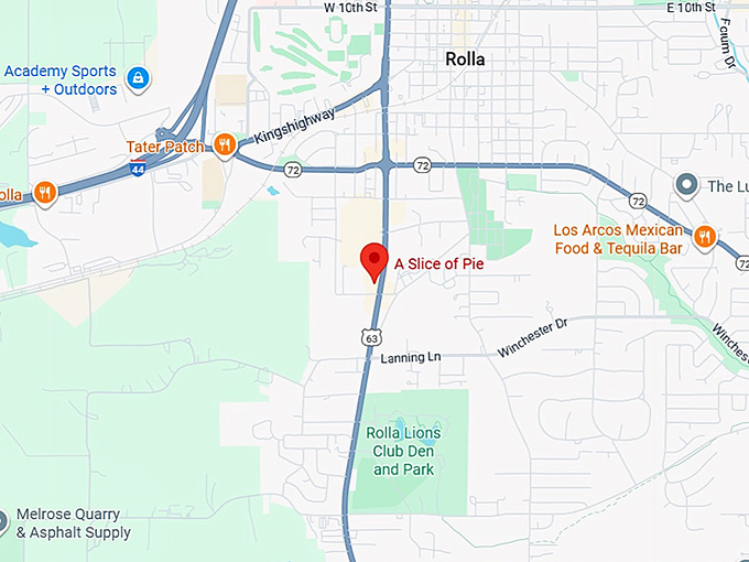 16. a slice of pie map