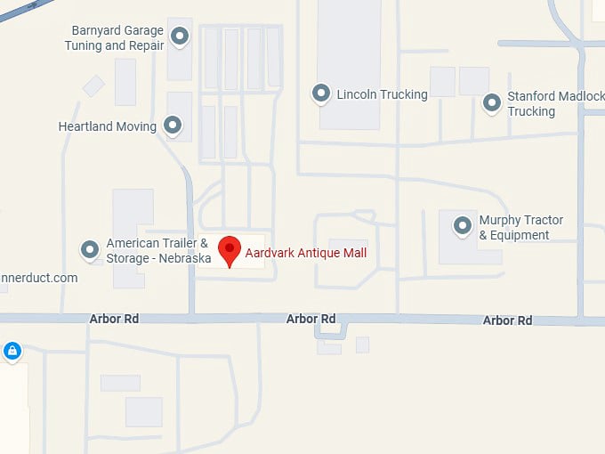 16. aardvark antique mall map