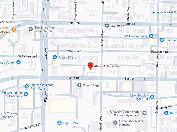 16. abby's antique mall map