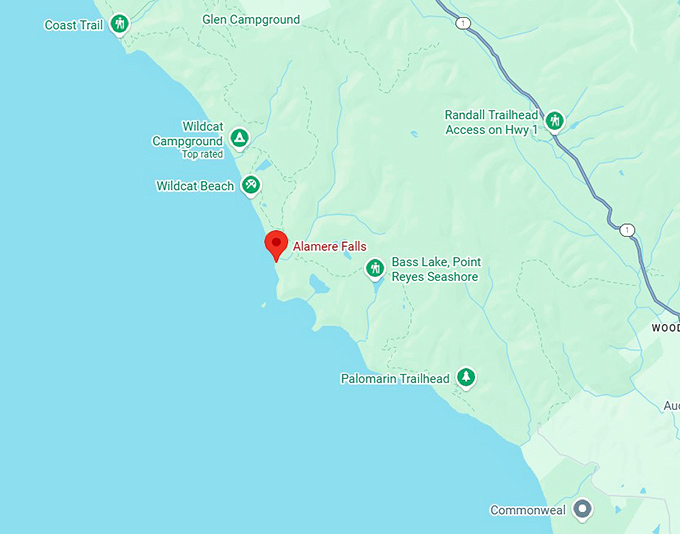 16. alamera falls map
