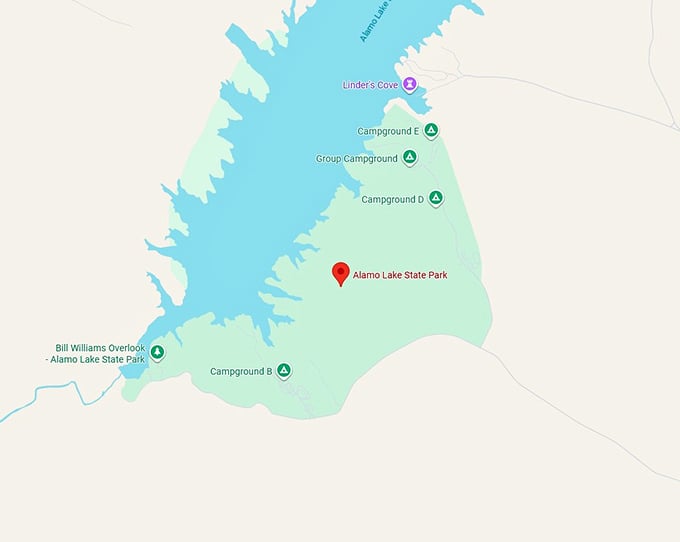 16. alamo lake state park map