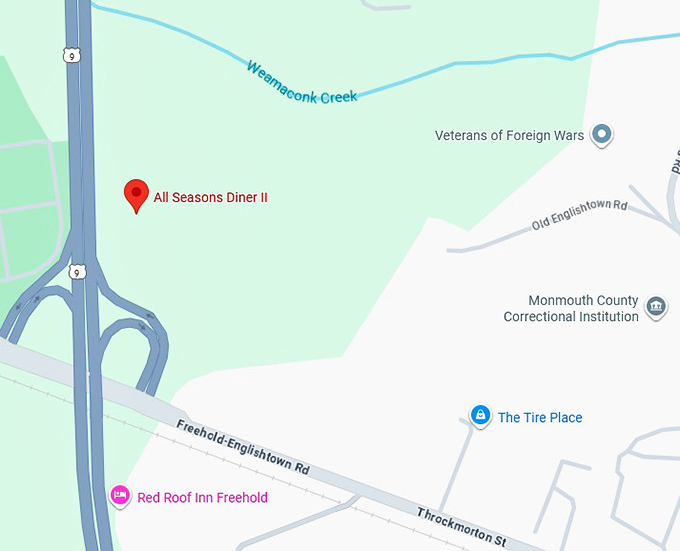 16. all seasons diner ii map