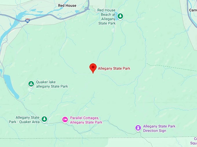 16. allegany state park map