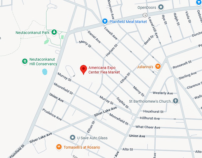 16. americana expo center flea market map