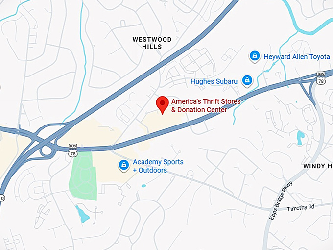 16. america's thrift stores & donation center map