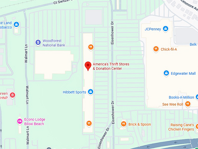 16. america's thrift stores & donation center map