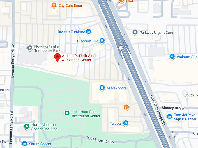 16. america's thrift stores & donation center map