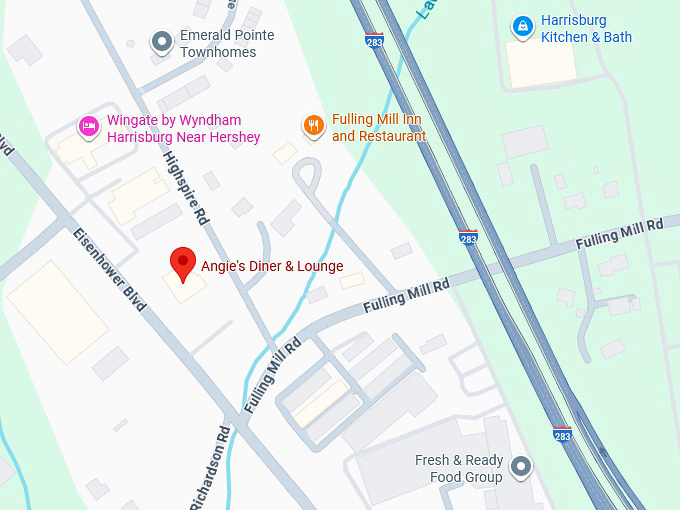 16. angie's diner & lounge map