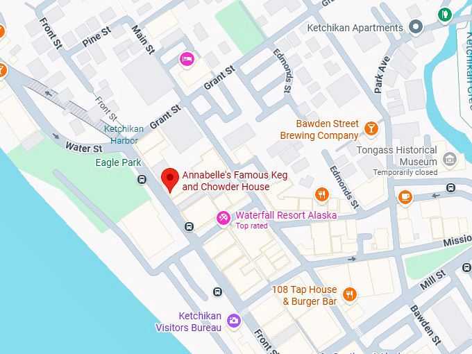 16. annabelle&rsquo;s famous keg & chowder house map