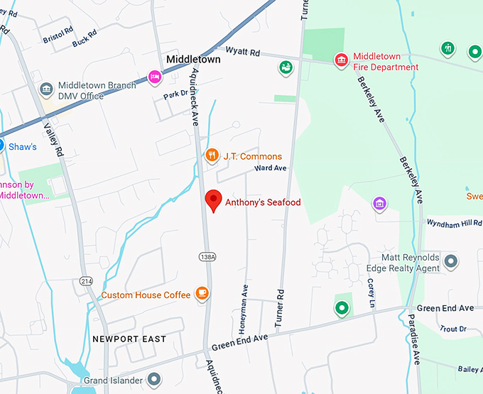 16. anthony's seafood map