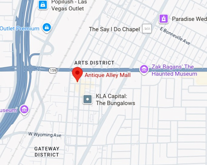 16. antique alley mall map