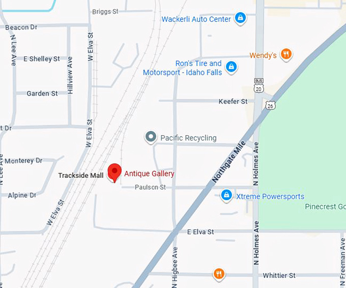 16. antique gallery map