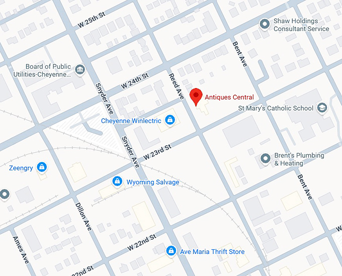 16. antiques central llc map