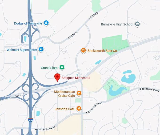 16. antiques minnesota inc map