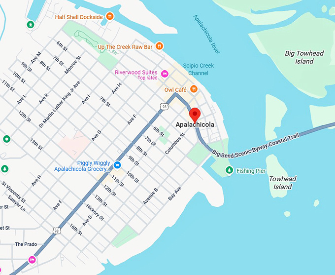 16. apalachicola map