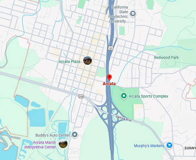 16. arcata map