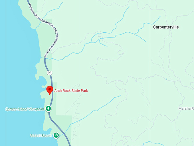 16. arch rock state park map