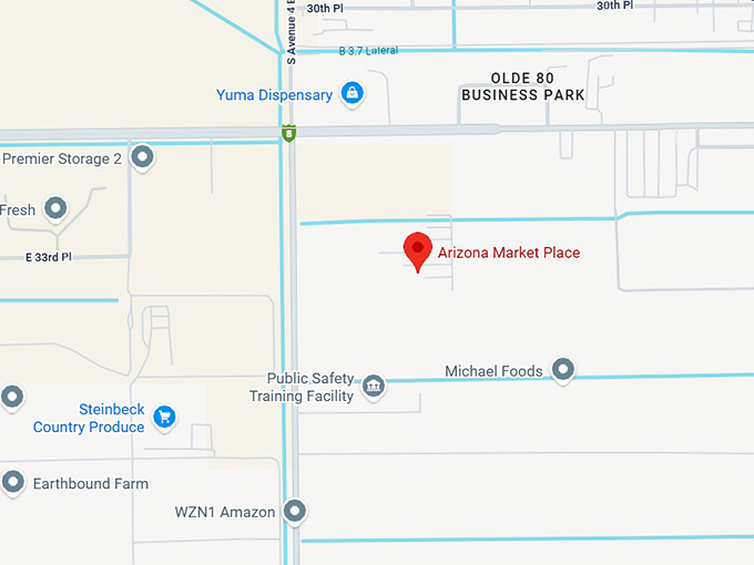 16. arizona market place map