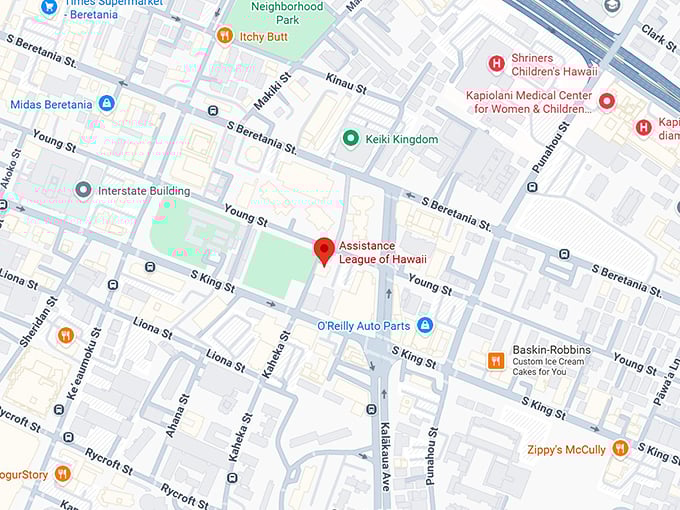 16. assistance league of hawaii map