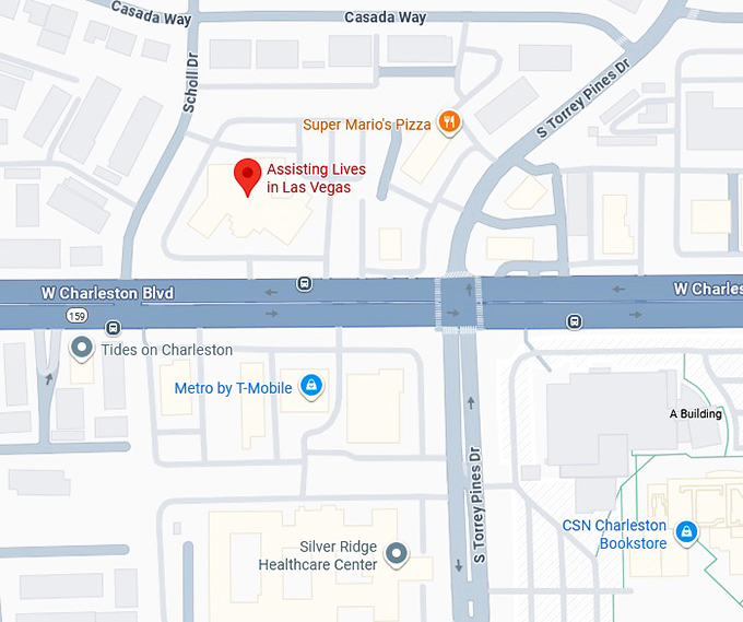 16. assisting lives in las vegas map