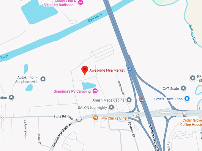 16. awesome flea market map