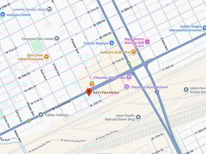 16. bart's flea market map