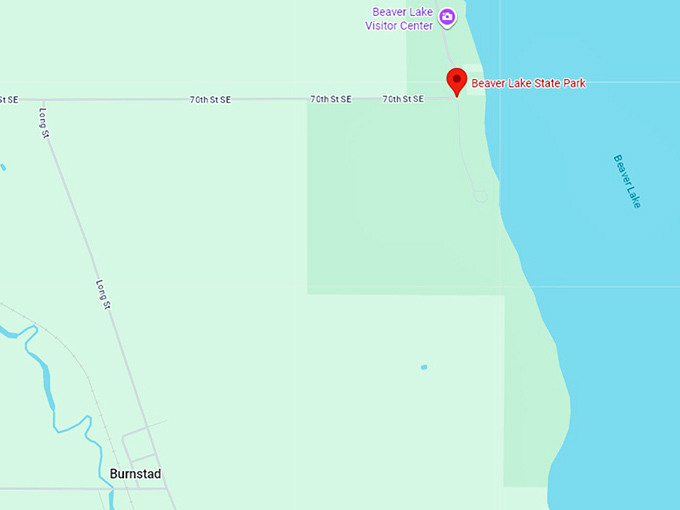 16. beaver lake state park map