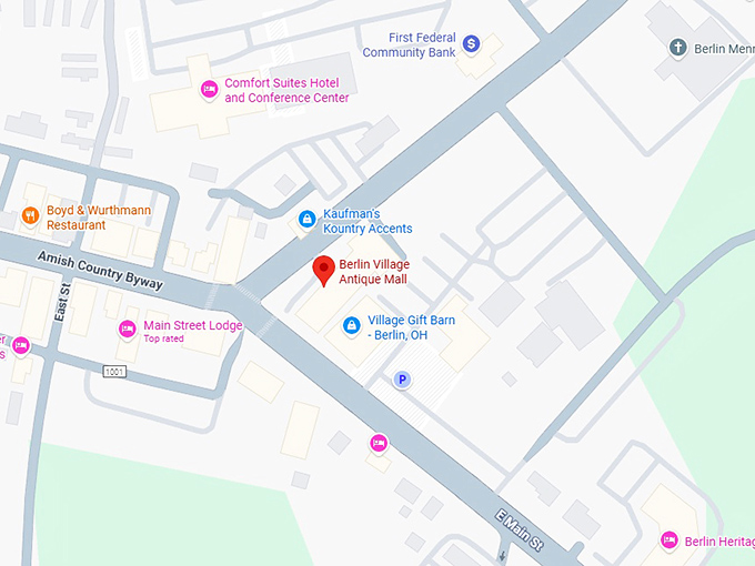 16. berlin village antique mall map