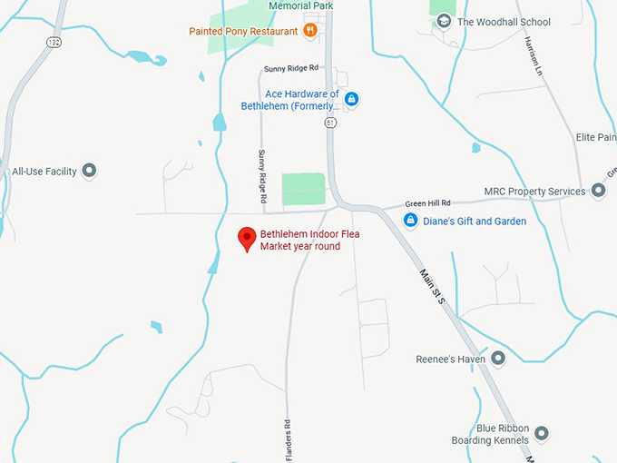 16. bethlehem indoor flea market map