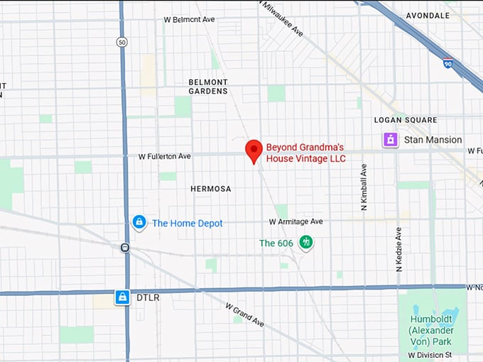 16. beyond grandma&rsquo;s house vintage map