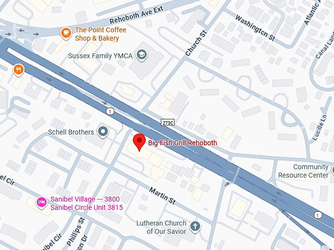16. big fish grill rehoboth map