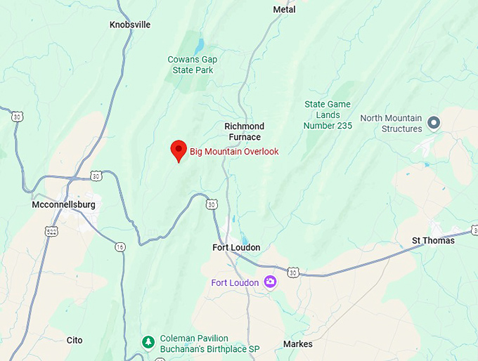 16. big mountain overlook map