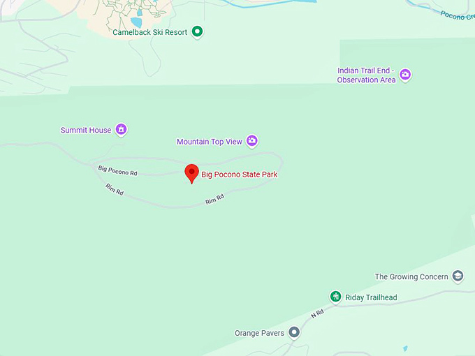 16. big pocono state park map