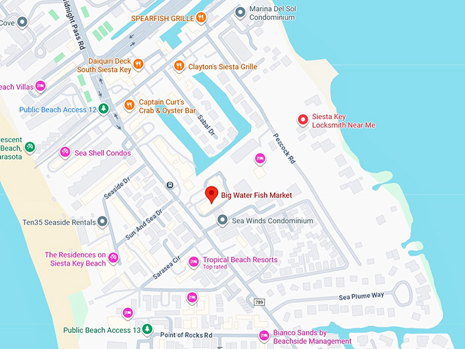 16. big water fish market map