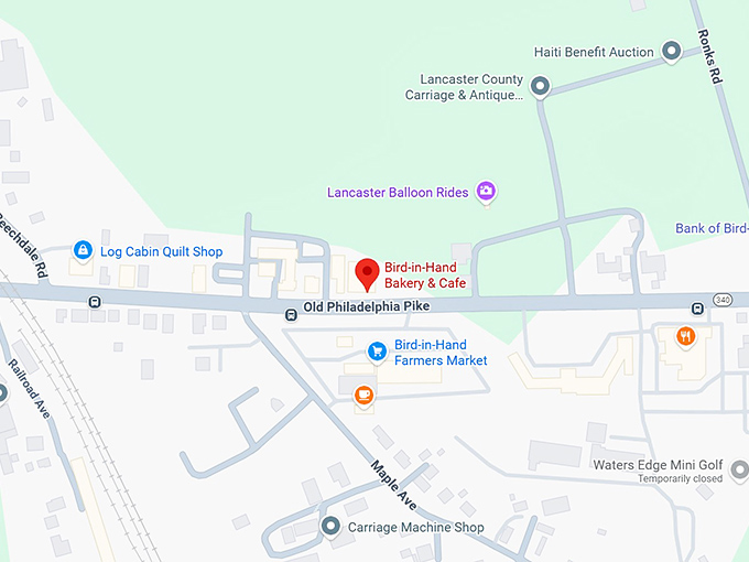 16. bird in hand bakery & cafe map