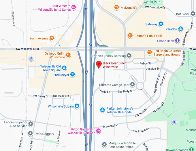 16. black bear diner wilsonville map