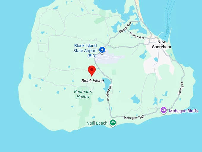 16. block island map