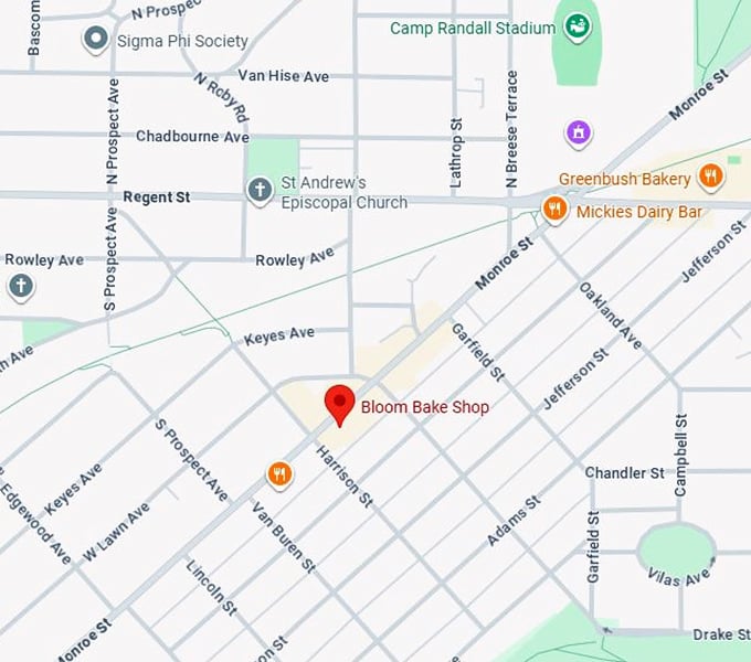 16. bloom bake shop map