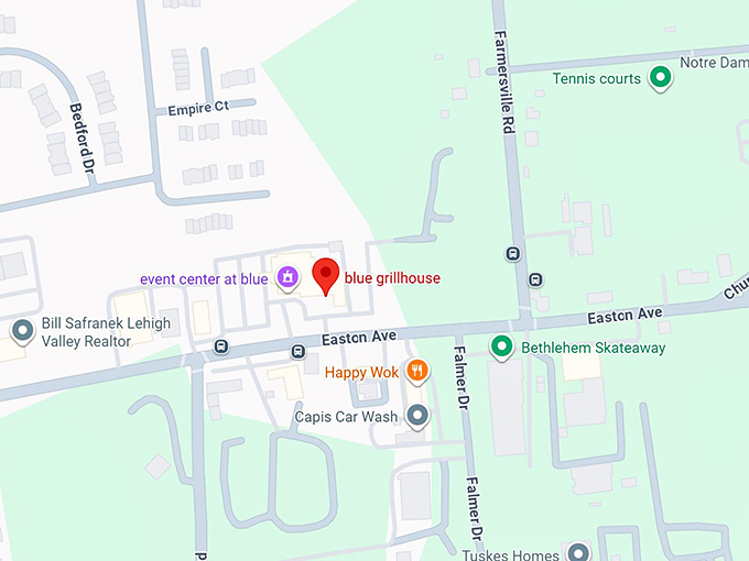 16. blue grillhouse map