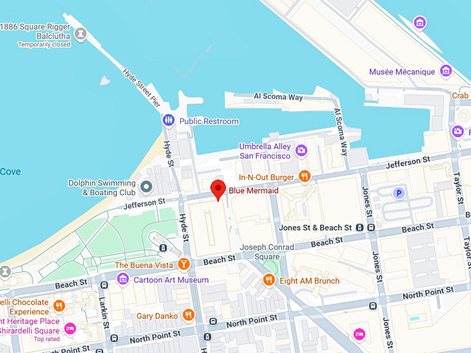 16. blue mermaid map