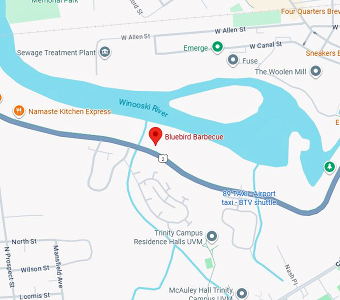 16. bluebird barbecue map