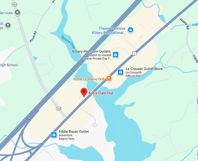 16. bob's clam hut map