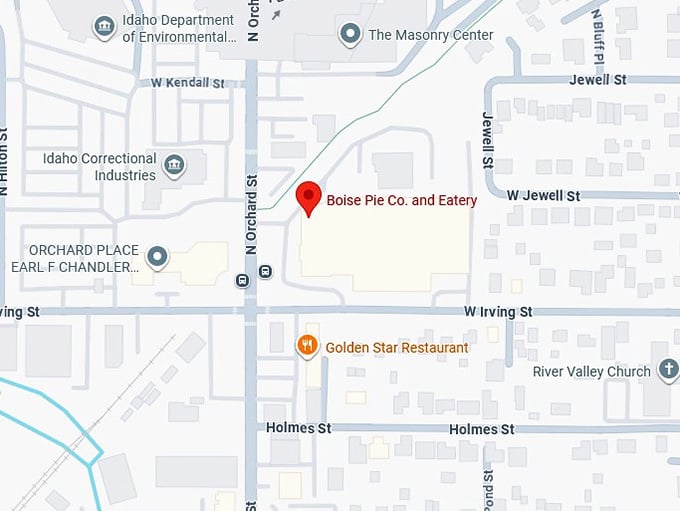 16. boise pie co. and eatery map