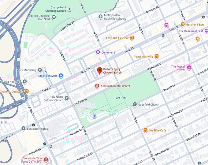 16. bolton's spicy chicken & fish map