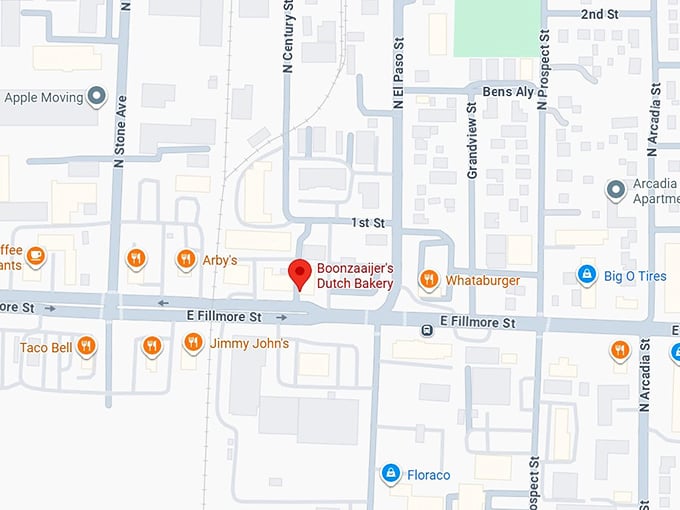 16. boonzaaijer's dutch bakery map