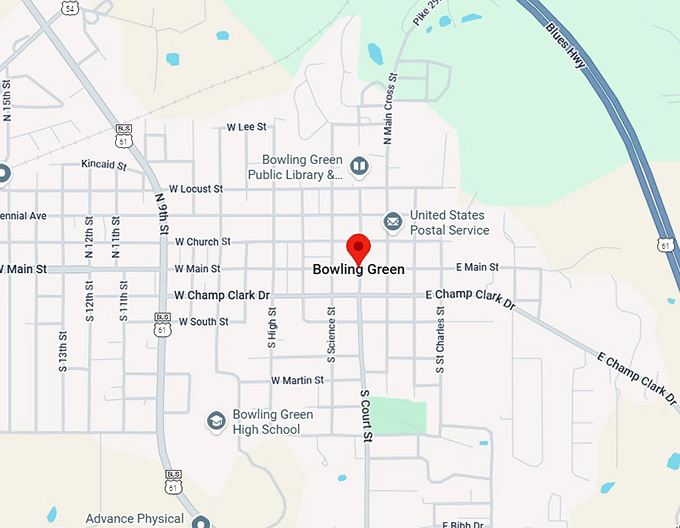 16. bowling green map